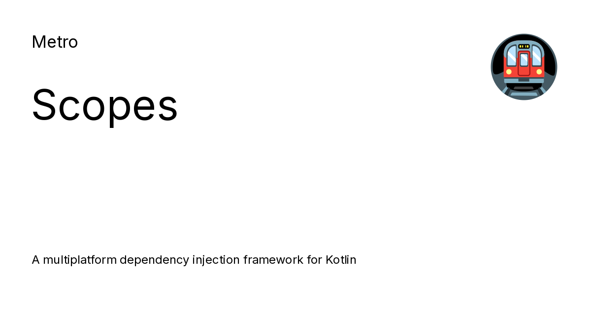 Scopes - Metro